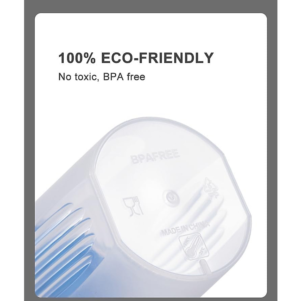 Ergonomic Small Clear Wide Mouth Shaker Cup (Made of Premium PP5,BPA FREE,Modelized Scale Marks 4-8-12 Oz) & Orange Leakproof Screwable Cover Lid (Style May Vary) & Whisk,Free Replacement in 10 Months