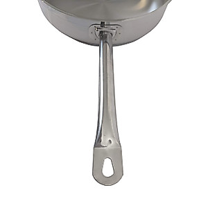 Update International SSAU-7 Saute Fry Pan, 7 quarts, Silver