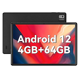 SGIN 10 Inch Android 12 Tablet, 4GB RAM 64GB ROM Computer Tablets with Octa-Core 2.0Ghz Processor, 800 * 1280 IPS HD Display, 2MP + 5MP Dual Camera, 5000mAh, GPS, WiFi, Bluetooth 5.0