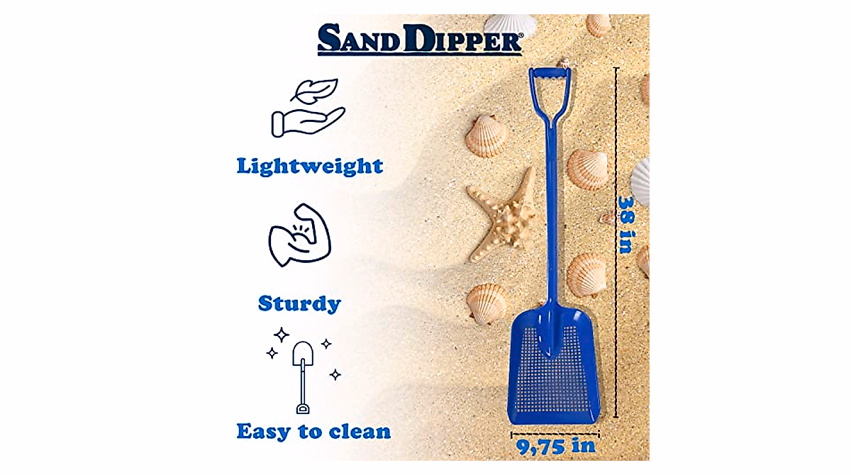 Sand Dipper - Treasure Shovel Digger Sifter – Sand Sifter for Beach Fun ...