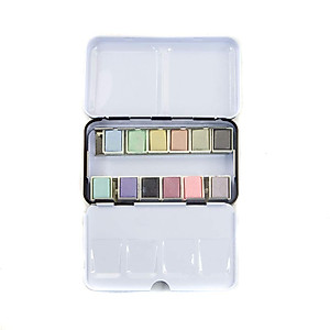 Prima Marketing Prima Confections Watercolor Pans 12/Pkg-Vintage Pastel