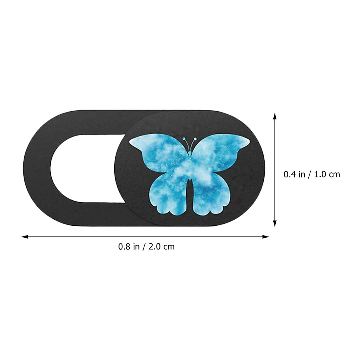 SOLUSTRE 9pcs Lens Cover Webcam Cover Cover Computer Tablet Cam Cover Limpiador De Tablet Privacy Cover Slide Heart-shaped Laptop Lens Cap Slideshow Slider Abs