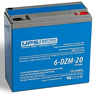 20Ah 12V - 6-DZM-20 Deep Cycle Battery for Mobility Devices only - not for UPSs
