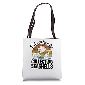 Seashell Collector Shelling Beach Collecting Sea Shell Tote Bag