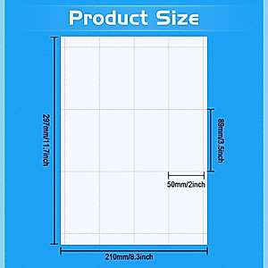 Tinlade Printable Business Cards Bulk Blank Business Cards Paper Compatible with Laser and Inkjet Printer Perforated Cardstock Design Your Own Personalized Business Cards, 3.5 x 2 Inch (3000 Pcs)