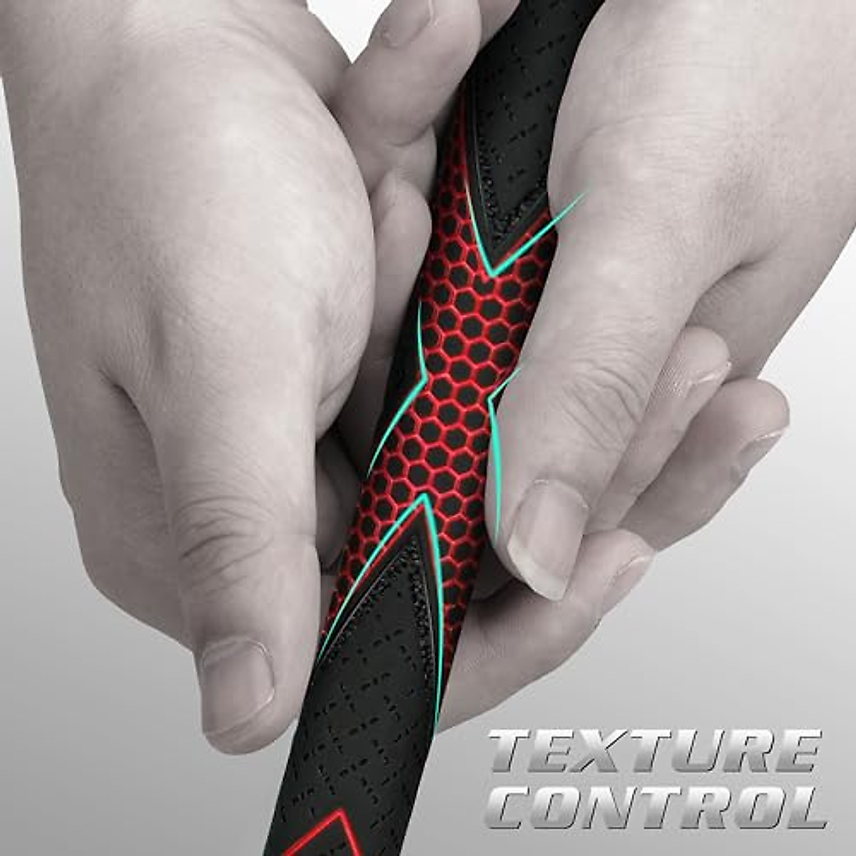 CHAMPKEY Premium Rubber Golf Grips 13 Pack | High Traction and Feedback Rubber Golf Club Grips | Choose Between 13 Grips with 15 Tapse and 13 Grips with All Kits