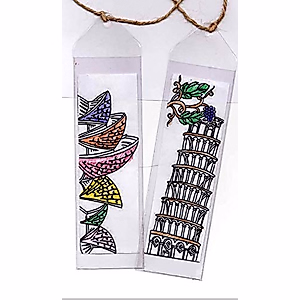 Vinyl Bookmark Sleeves (2 3/16 inches by 7 1/8 inches) by Easy Read Register (100)