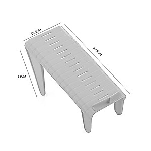 LUVADU ZCX Shoe Slots Organizer 10 PCS Shoe Racks,Shoe Slots Organizer Space Saver,Double Layer Rack Household Shoe Racks