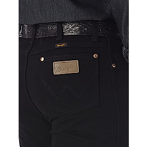 Wrangler Men's Cowboy Cut Slim Fit Jean, Shadow Black, 40W x 30L