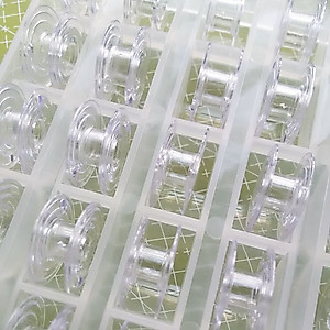 YICBOR 25pcs Bobbins 136492-001(SA155) for Baby Lock Brother Bernina Riccar Sewing Machine