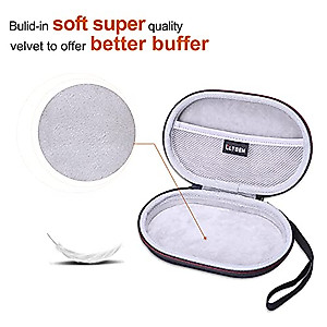 L LTGEM EVA Storage Earphones Case for BeatsX or Beats Flex Wireless Earbuds or Powerbeats2 / Powerbeats3 / Powerbeats High-Performance Wireless Earbuds - Travel Protective Carrying Bag