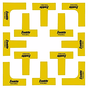 Franklin Sports Pickleball Court Marker Kit - Lines Marking Set with Tape Measure - Official Size Court Throw Down Markers