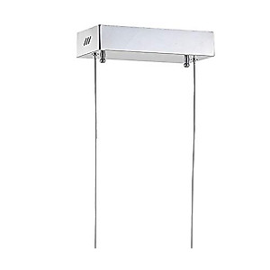 JONATHAN Y JYL7023A Conley 39.5" Dimmable Adjustable Integrated LED Metal Linear Pendant Minimalistic Modern Contemporary Dining Room Living Room Kitchen Foyer Bedroom Hallway, Chrome