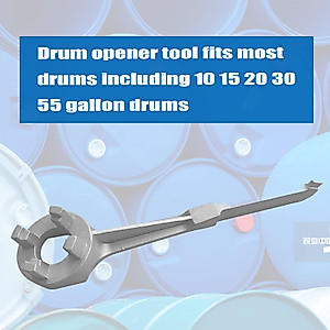P1 Tools Aluminum Drum Bung Nut Oil Grid Fuel Barrel Wrench Opener Fits 55 Gallon Bung Caps