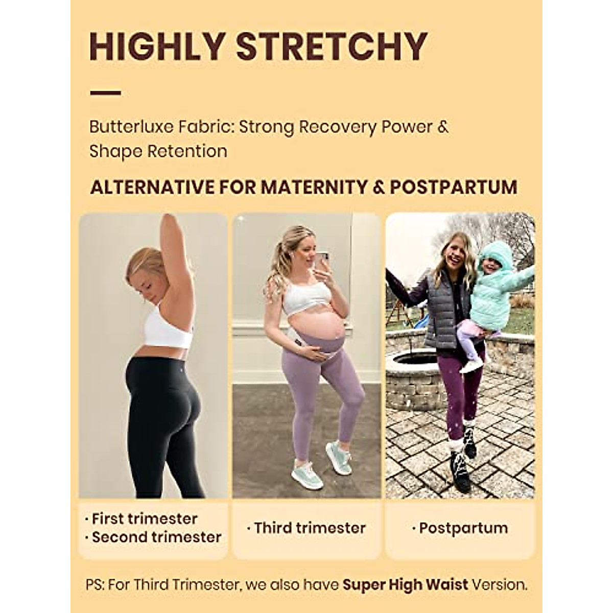 CRZ YOGA Women's Butterluxe Leggings 25 Inches - High Waisted Buttery Soft Comfort Lounge Leggings Black X-Large