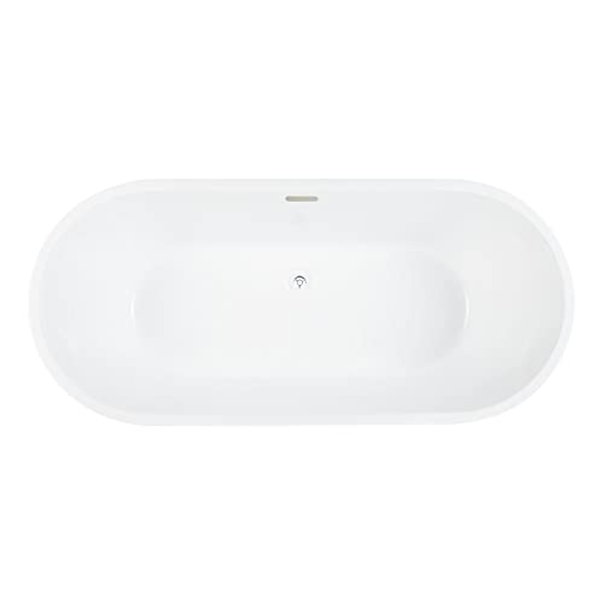 Signature Hardware 948787-70 Danae 70" Acrylic Soaking Tub