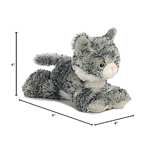 Aurora 31265,31713 Bundle of 2 7.5" Floppy Beanbag Cat Stuffed Animals-Lily & Sugar, Multicolor