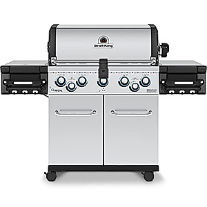 Broil King Regal S 590 Pro Natural Gas Grill - Premium 5-Burner Stainless Steel BBQ