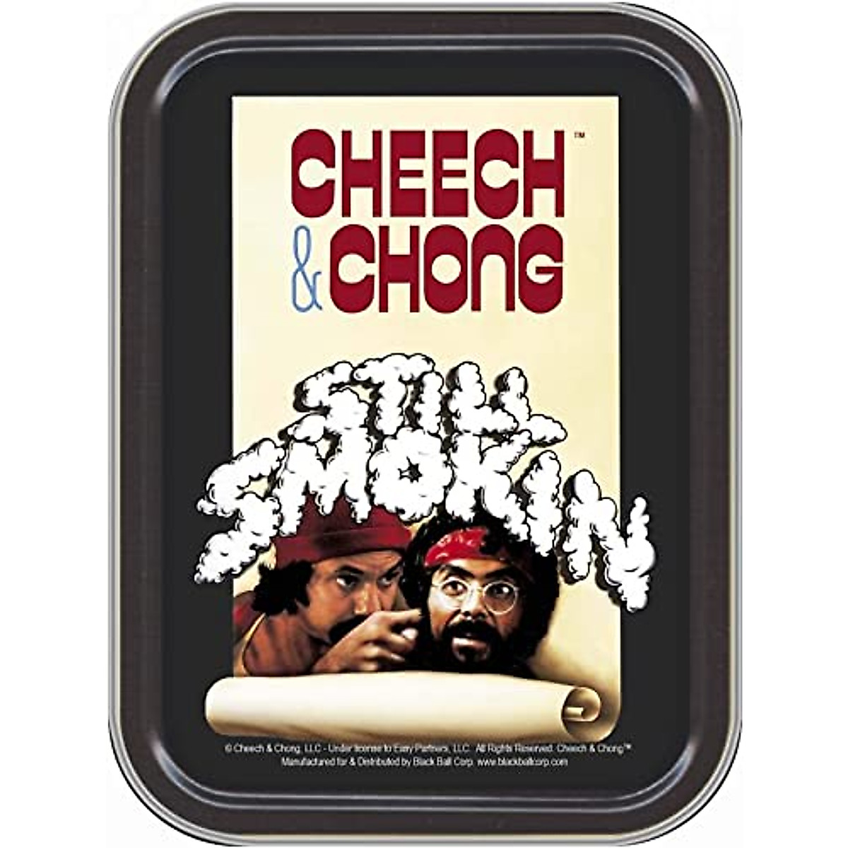 Stash Tins - Cheech & Chong - Still Smokin Storage Container 4.37" L x 3.5" W x 1" H