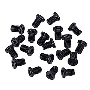 300Pcs M2 M2.5 M3 Screw Flat Head Screws for Laptop Notebook Screws Set Kit for Computer Small Screw - (Black) SCRW-209676