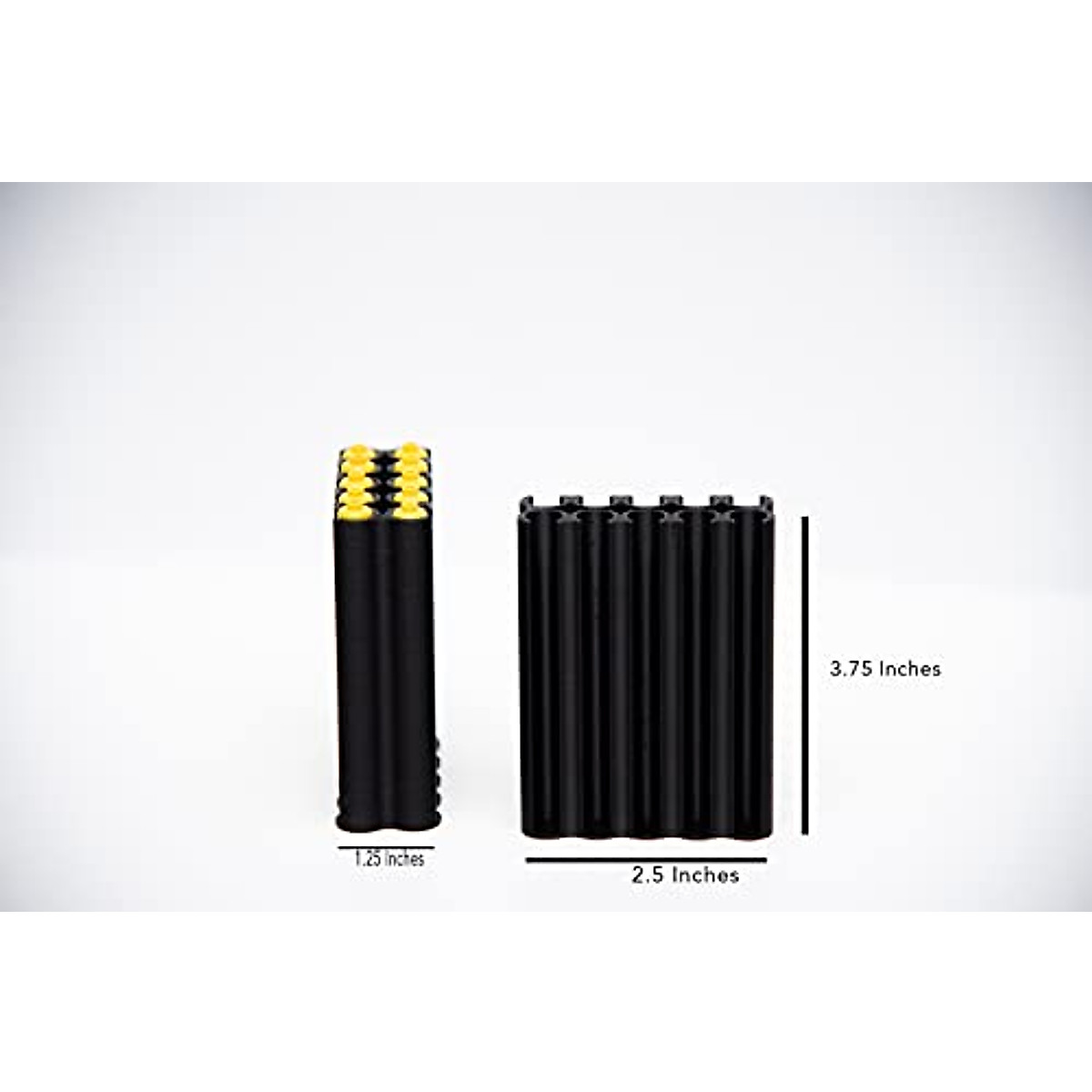 3d Printed Head Storage holder Organizer compatible with lego heads. Container holds up to 100 heads. comes with lid. Made in USA (black) AFOL KFOL