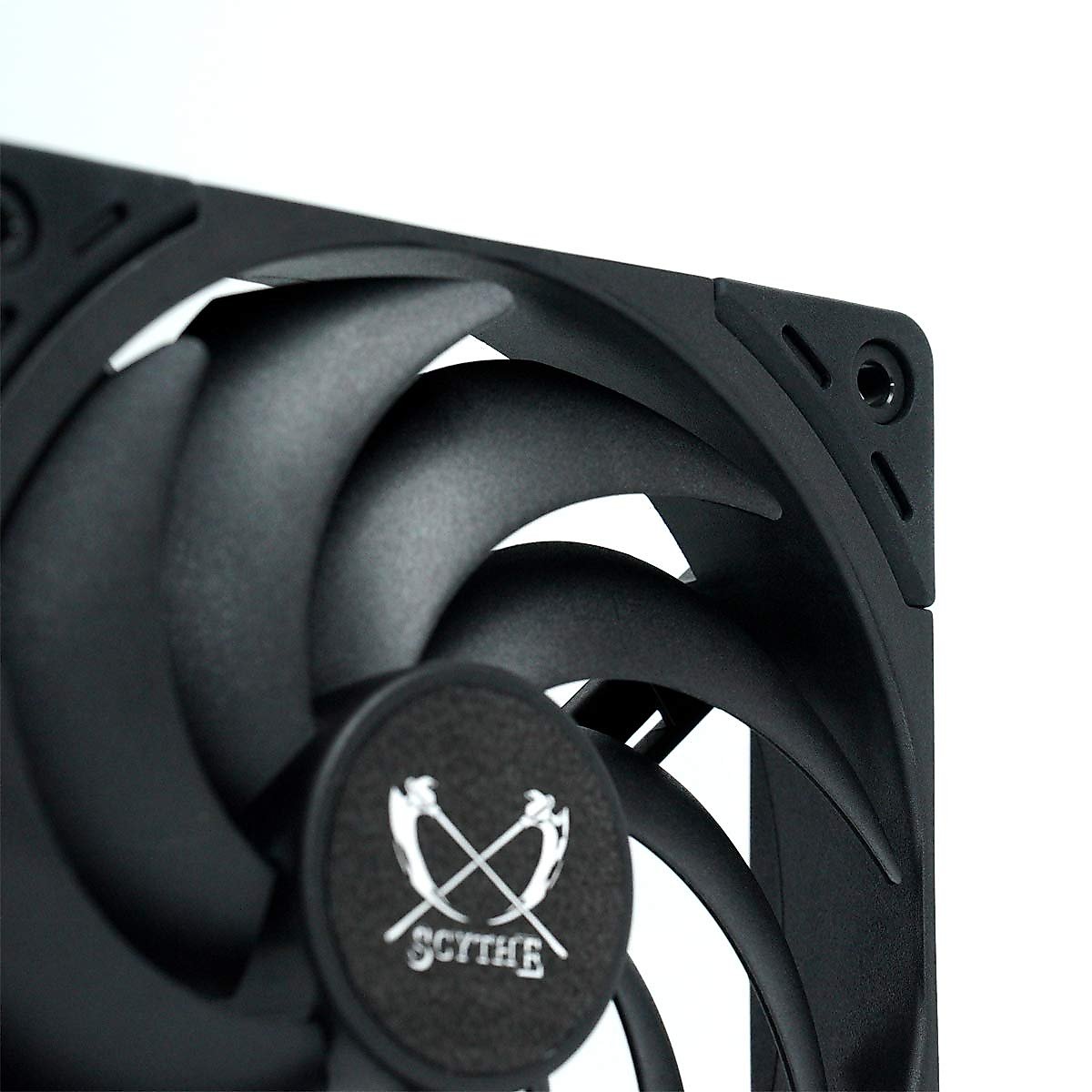 Scythe Wonder Snail 120 PWN - 2400 RPM, 120mm x 25mm Static Pressure Optimized High-Performance Computer Case Fan, Fluid Dynamic Bearing, 4-Pin Connector, Single Pack, Black