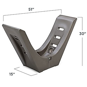 Step2 Longhorn Firewood Rack – Firewood Nest – Log Holder for Outdoor or Indoor Use – Ideal and Elegant Wood Storage Solution for Fire Pits, Fireplaces, Wood Burning Stoves, and More – Easy Assembly