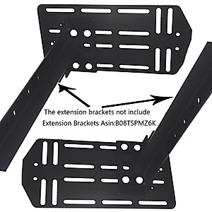 appacare 2PCS King Bed Headboard Attachment Bracket Modification Plate,Bed Frame Adapter Brackets,Headboard Brackets for Metal Bed Frame