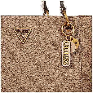 GUESS womens Noelle Elite Tote, Latte, One Size US