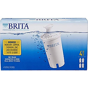 Brita Water Pitcher, 4 Filters