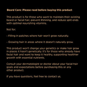 ALPHA BEARD Growth Vitamins | Biotin 10K MCG, OptiMSM®, goMCT®, BioPerine®, Collagen | Beard and Hair Growth Supplement for Men | Regrow Stronger, Thicker, Healthier Facial Hair - For All Hair Types