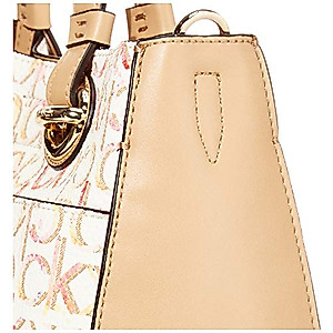 Calvin Klein Lucia Novelty Shopper, Cherub White Multi Painted Linear