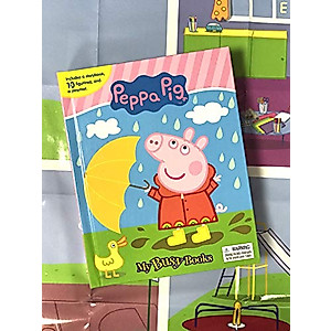 Peppa Pig My Busy Books - Storybook, 10 figurines, playmat
