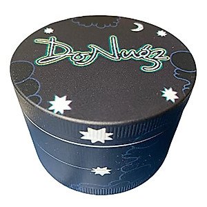 Kitchen Grinder 2.5 Inch 4 Piece - DoNugz Black Cloudz Edition
