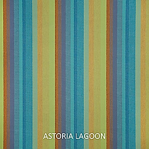 Mozaic AMZ465111SP Sunbrella Astoria Lagoon Outdoor Pillow Set, 18 x 18