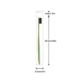 EachDusto Long Self Stick Cello Baggies 1x8 Skinny Self Adhesive Cellophane Bags 200pcs Clear OPP Poly Glassine Bags 2mil for Toothbrush Pencil Necklace Candy Crafts Coffee Spoon Lip Brush Straw