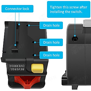 M MATI 4010262 4110243 4110248 Left Handlebar Switch Assembly for Polaris Sportsman Scrambler Magnum Trail Blazer Trail Boss Diesel Xpedition Xplorer Sport Worker
