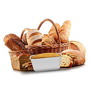 UPKOCH 6pcs Rectangular Toast Box French Toast Aluminum Baking Pans Mini Cake Bread Baking Tray Loaf Baking Homemade Bread Making Mould Baking Mold Non-stick Bakeware Cake Baking Box A01