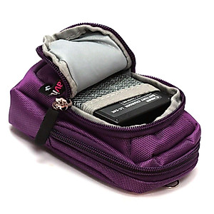 Navitech Purple Digital Camera Case Compatible with Canon PowerShot SX620 HS Digital Camera