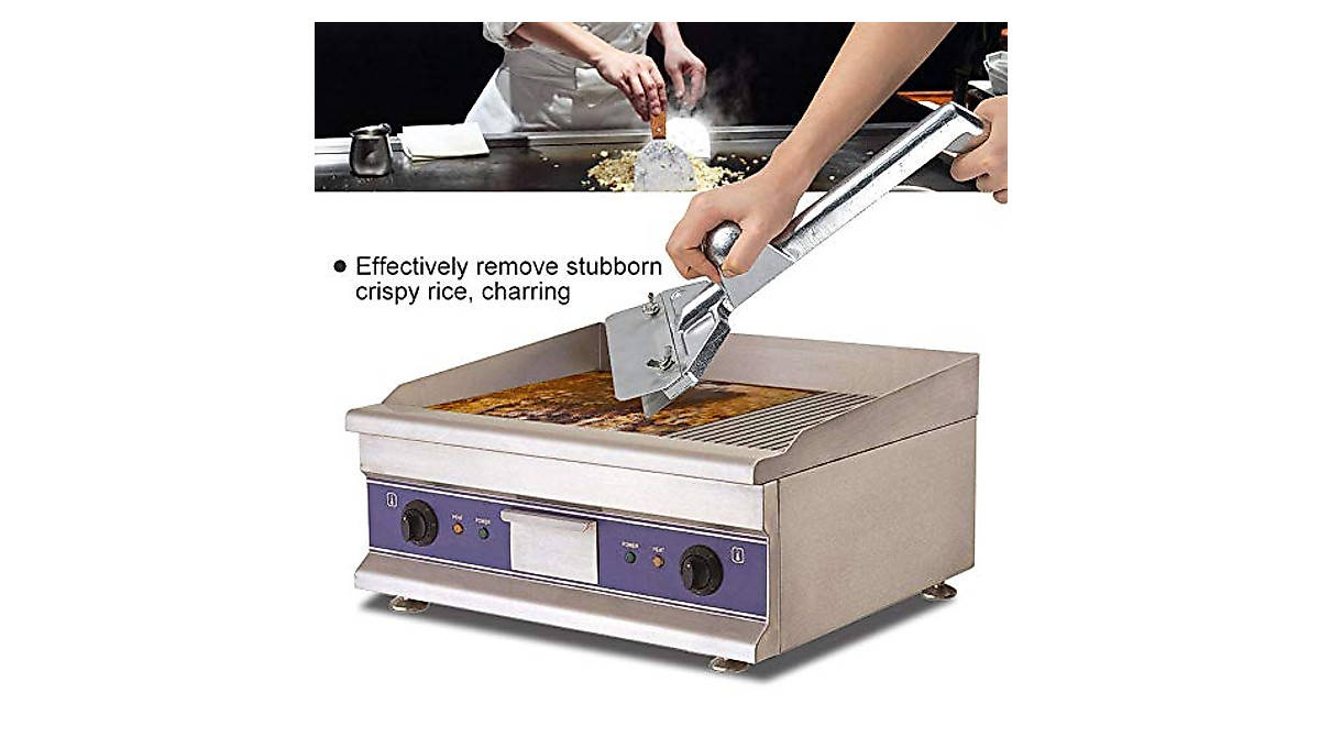 SHANGPEIXUAN Heavy Duty Grill Scraper - 5 Blades Included