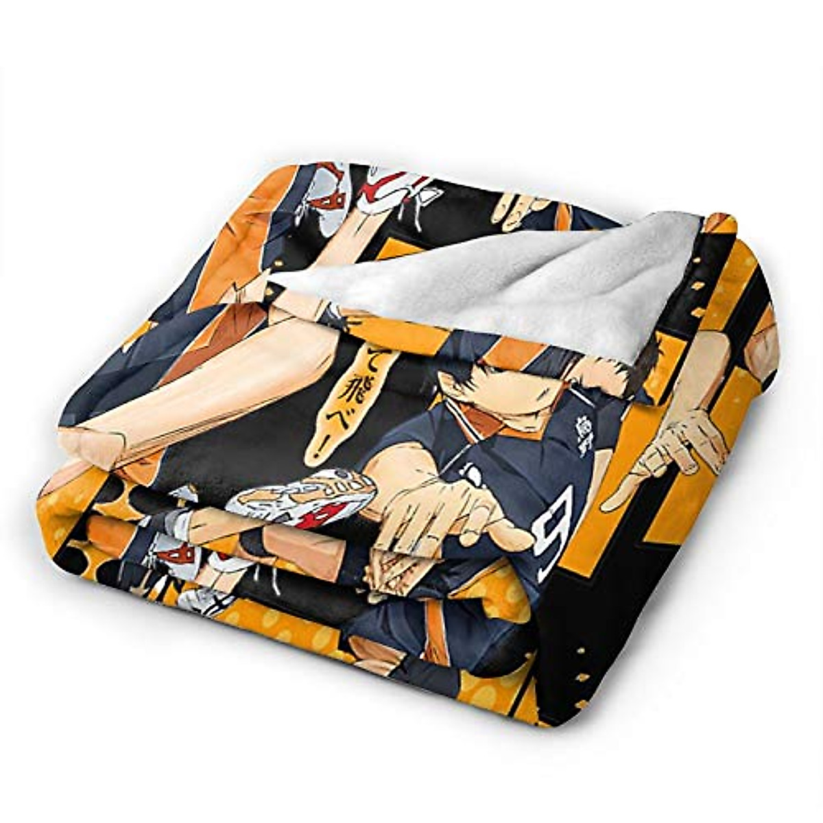 MKJIH Haikyu-u!! Fleece Throw Blanket Super Soft Plush Blanket for Bed Couch Sofa 50 X 40 in