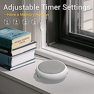 SoundMe Mini Sleep Sound Machine 30 Soothing Natural Sounds Noise Maker with 36 Volume Control Pink Brown Noise Machine Travel White Noise Machine for Baby Kid Adults Powered by AC or USB Sleep Timer