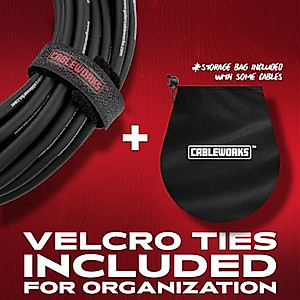 Cableworks By Gator Cases Composer Series Deluxe 100 Foot XLR Microphone Cable, (GCWC-XLR-100)