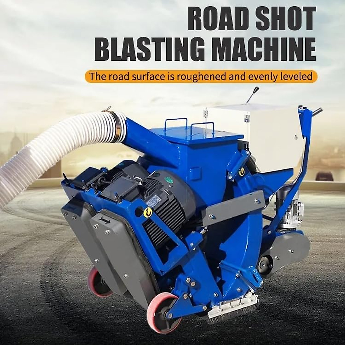 Safe and Stable Automatic Concrete Surface Laser Rust Removal Metal Shot Blasting Machine Mobile Shot Blasting Machine