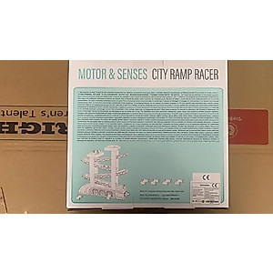 TOP BRIGHT Car Ramp Toy for 2 3 Year Old Boy Gifts, Toddler Race Track Toy for 18 Month Old with 4 Wooden Cars and 3 Car Garage