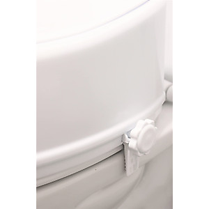 Pepe - Raised Toilet Seat for Seniors 6 inch, Toilet Seat Risers for Seniors, Raised Toilet Seat with Lid, Handicap Toilet Seat Riser, Elevated Toilet Seat for Elderly, High Toilet Seats for Seniors