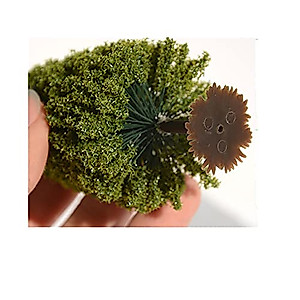 alblinsy 10pcs Green Scenery Landscape Model Cedar Trees Train Scenery Landscape Pine Miniature Diorama Trees Mixed Model for Road Architecture Building DIY Decoration