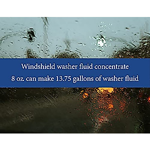 Sanco Industries Aqua Charge Windshield Washer Ultra Concentrate, 8 ounces makes 13.75 gallons finished product