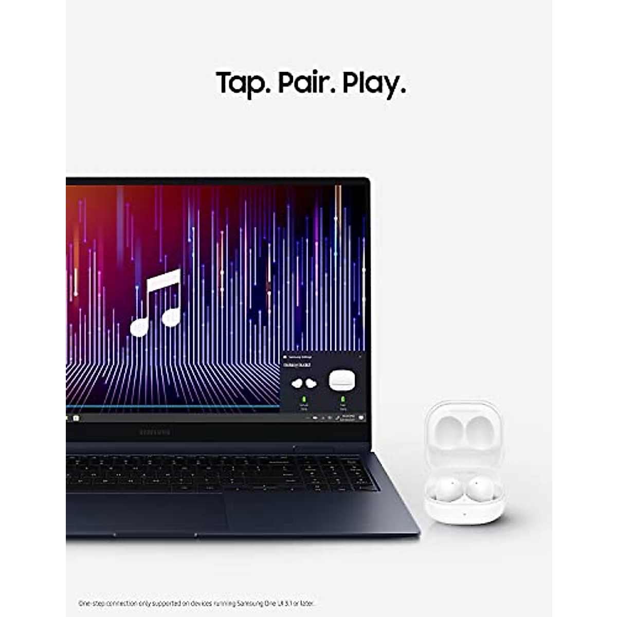 SAMSUNG Galaxy Buds 2, Bluetooth Earbuds, True Wireless, Noise Cancelling, Charging Case, Quality Sound, Water Resistant - (Renewed) (White)