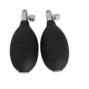 ENTROPOWER Medical Inflation Bulb with Air Release Valve Black Color 2pieces/Bag